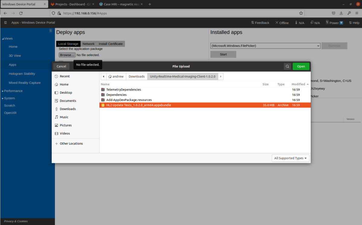 Getting Started: Realtime-MRI-Visualization – Case MRI