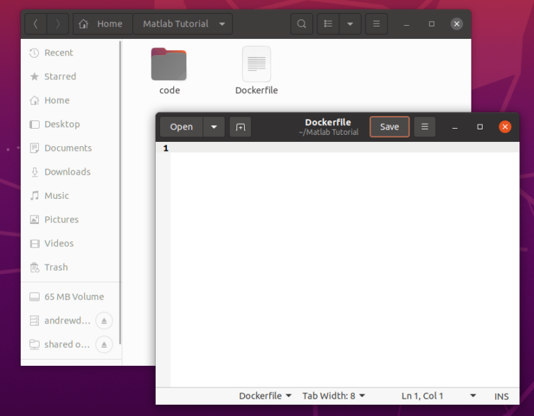 Using Matlab through Docker – Case MRI